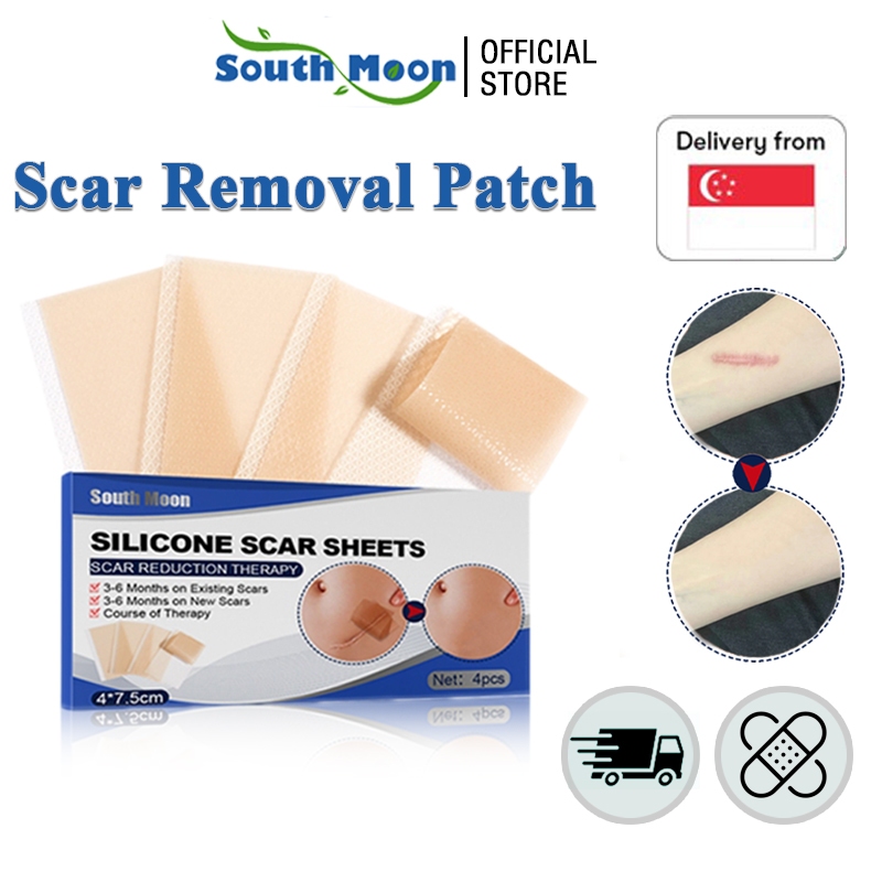 [South Moon] Silicone Scar Sheets, 4 sheets/box, Scar Sheet, Scar ...