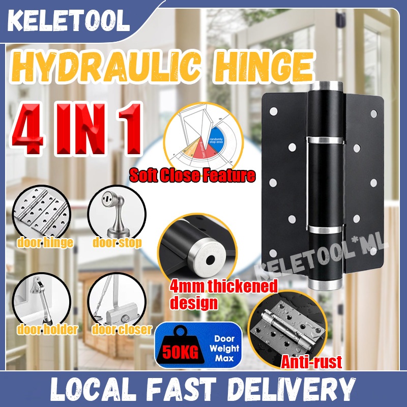 4 In 1Automatic Closing Door Hinge Positioning Hydraulic Door Closer ...