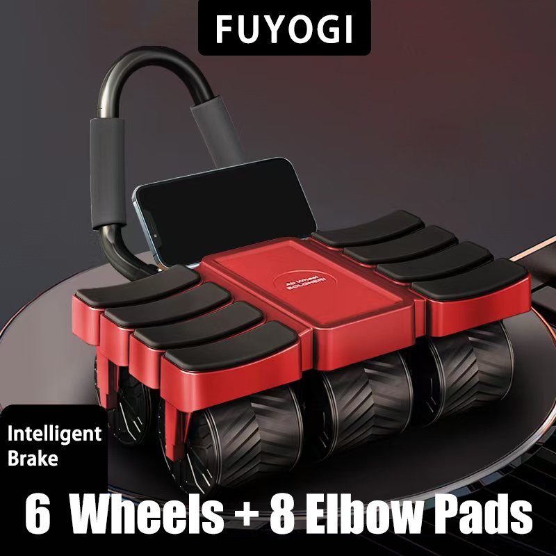 FUYOGI Ab Rollers Wheel Automatic Rebound Professional Elbow Support ...