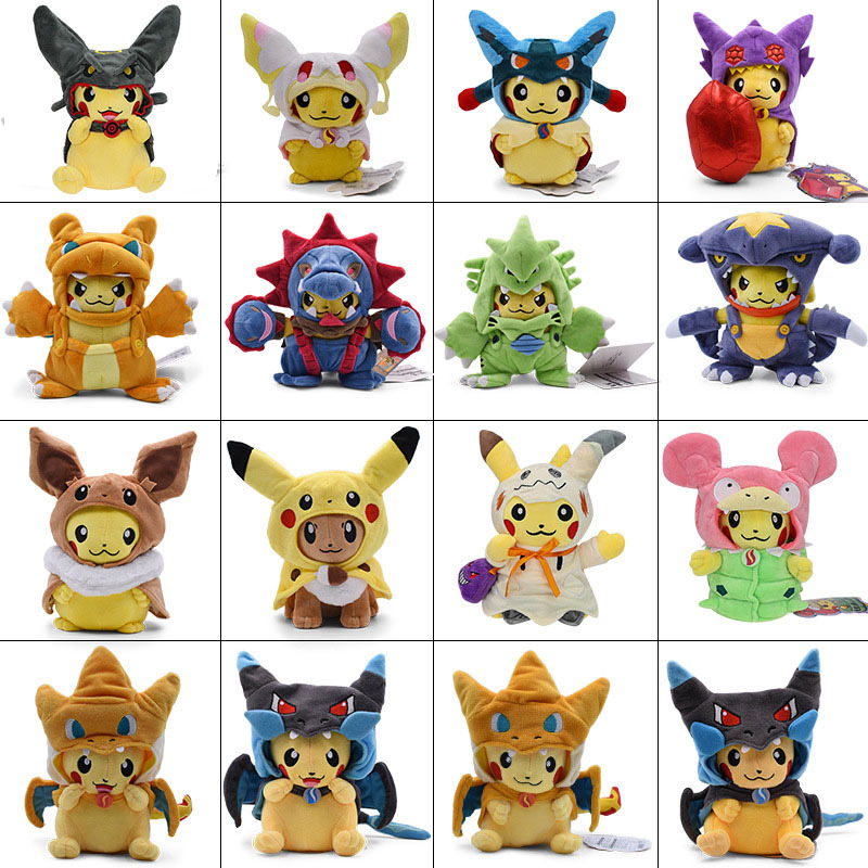 16 Styles 20cm Pokemon Pikachu Groudon Kyogre Hydreigon Garchomp ...