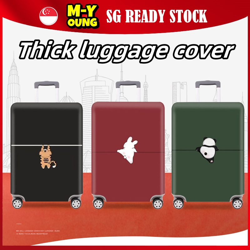 【SG】Luggage Protector Elastic Luggage Cover Luggage Suitcase Anti ...
