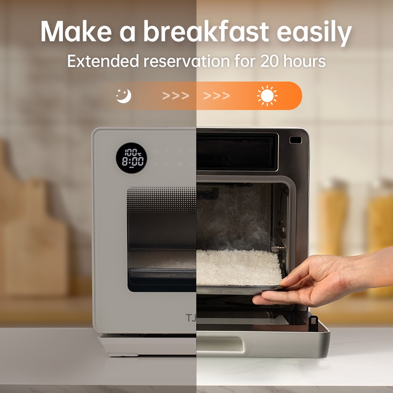 TJean Steam Oven Multifunctional Household Steam Air Fryer Oven Toaster ...