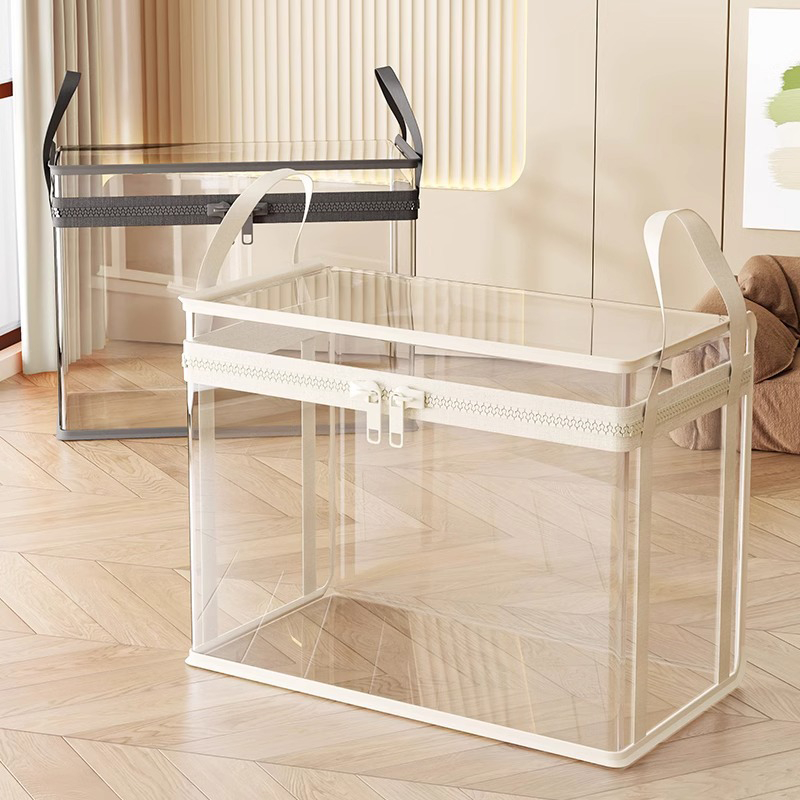 Transparent Storage Box Toys Storage Basket Plush Toys Large-capacity ...