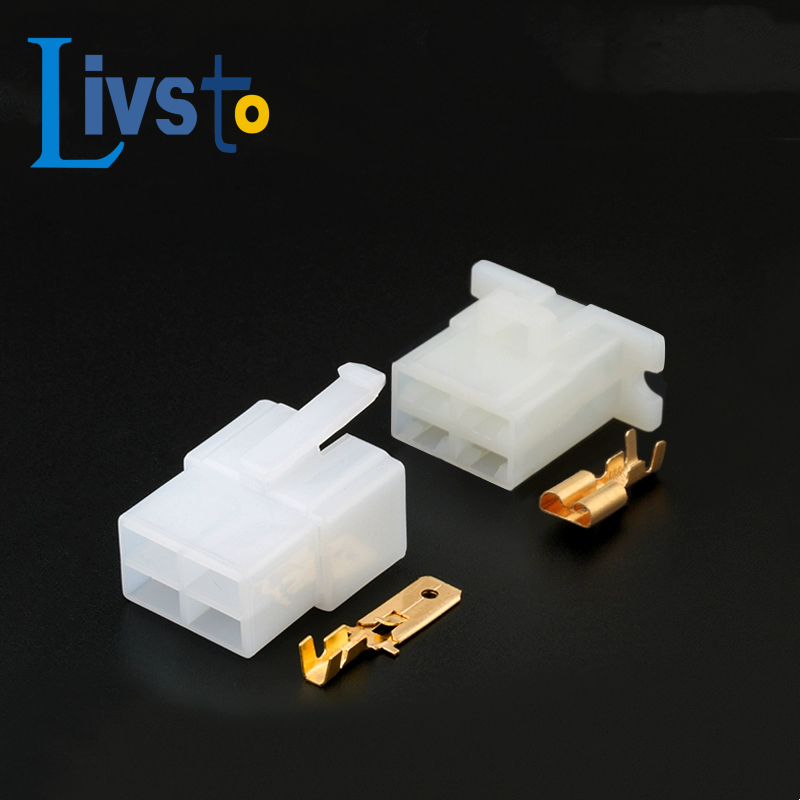 1 set 4 pin Automotive connectors Electric vehicles and motorcycles ...