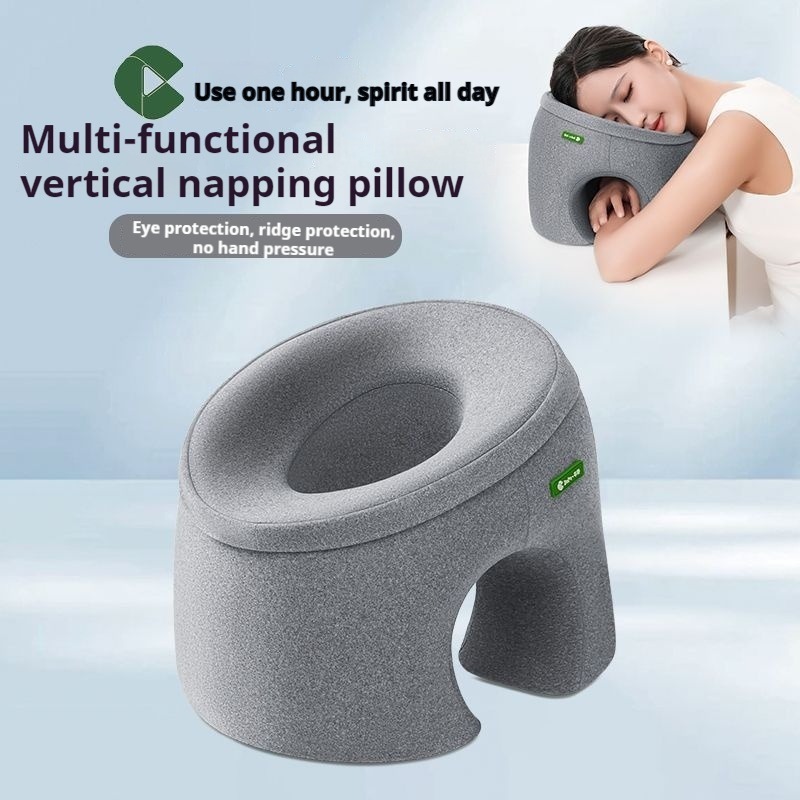 Nap Pillow for Adults Ergonomic Memory Foam Siesta Pillows for Adults ...