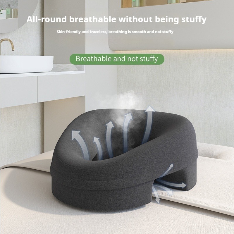 Memory Foam Breathable Head Pillow Ergonomics Lying Down Pillow Rest ...