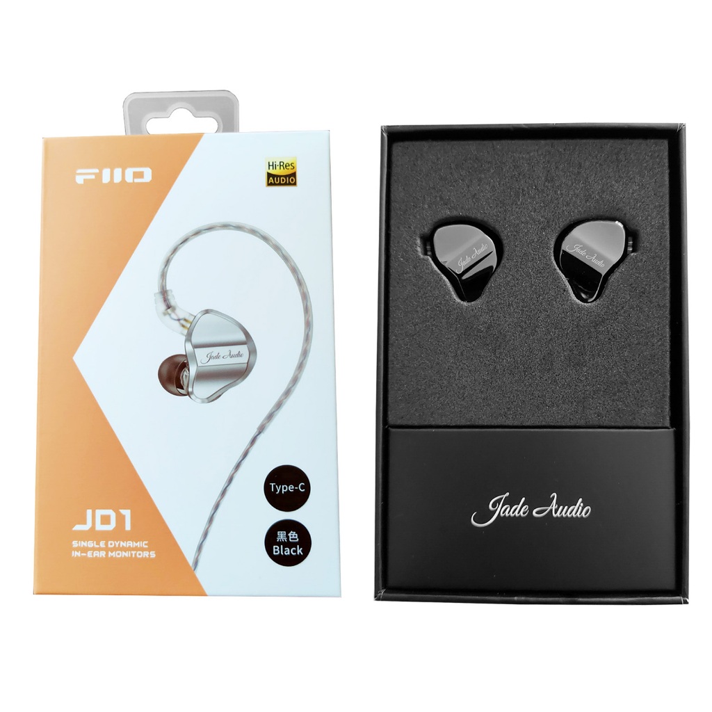 FiiO JD1 TC Single Dynamic In-Ear Monitors USB Type-C HiFi Earphones (Black) | Shopee Singapore