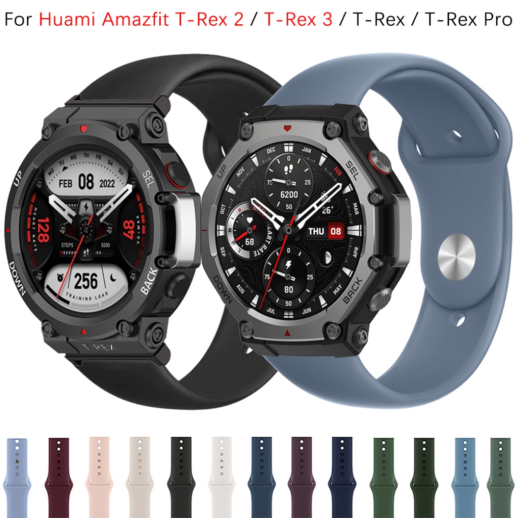 Silicone Strap For Huami Amazfit T-Rex 2 / T-Rex 3 / T Rex Pro / T-Rex ...