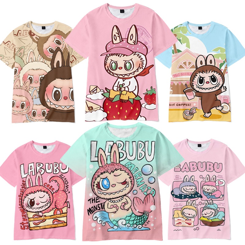 labubu clothes labubu shirt popmart shirt for kids | Shopee Singapore