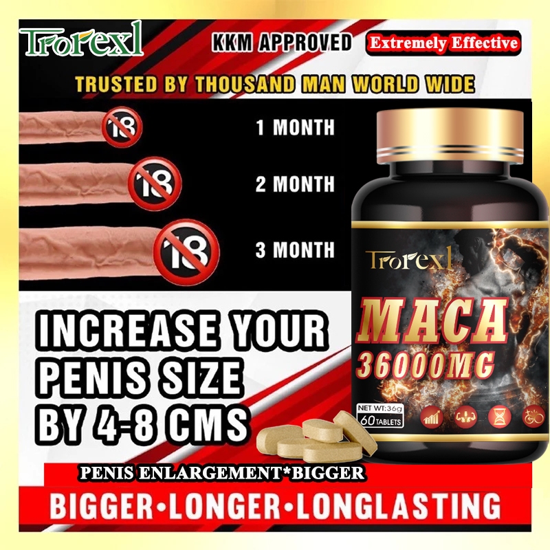 100% effective Trorexl Halal Natural Peruvian Black Maca Blood ...