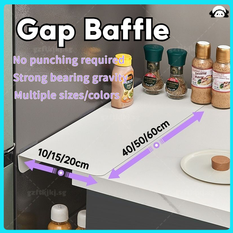 Gap Partition Bathroom Kitchen Cabinet Punch-Free Gap Board Plastic ...