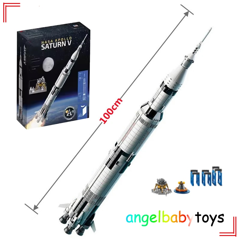 NASA Apollo Saturn V Building Blocks Ideas 21309/92176 (1960+/PCS ...