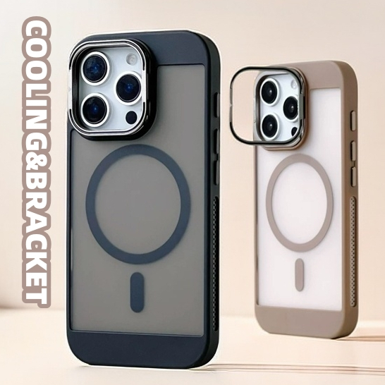 【Metal bracket/Cooling/Matte acrylic hard case/Desert】compatible for ...