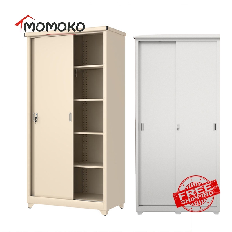 HDB Steel Balcony Cabinet Full Height Swing Door Cabinet Wardrobe ...