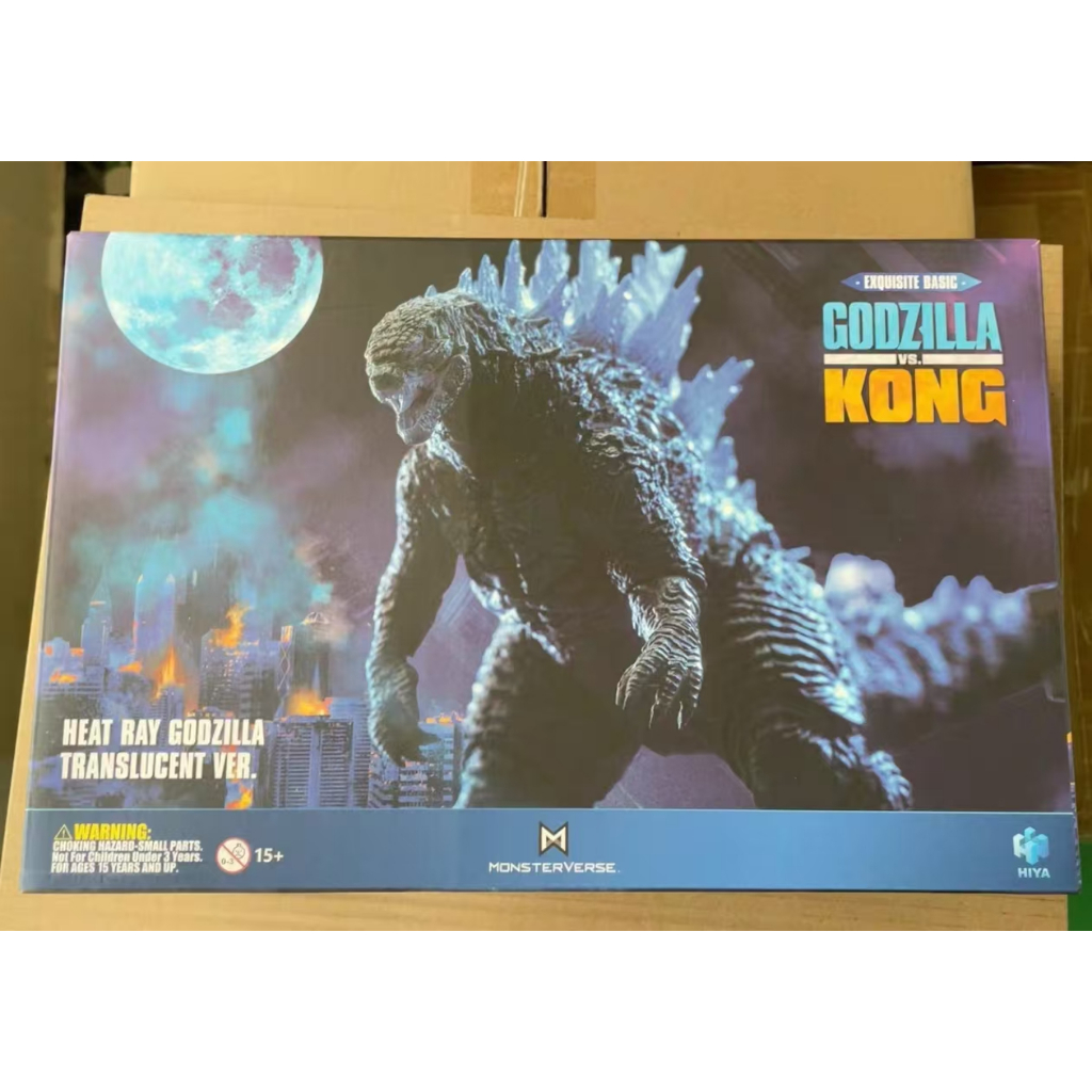 Hiya Godzilla vs. Kong: Heat Ray Godzilla Translucent Previews Exclusive Exquisite Basic Figure ...