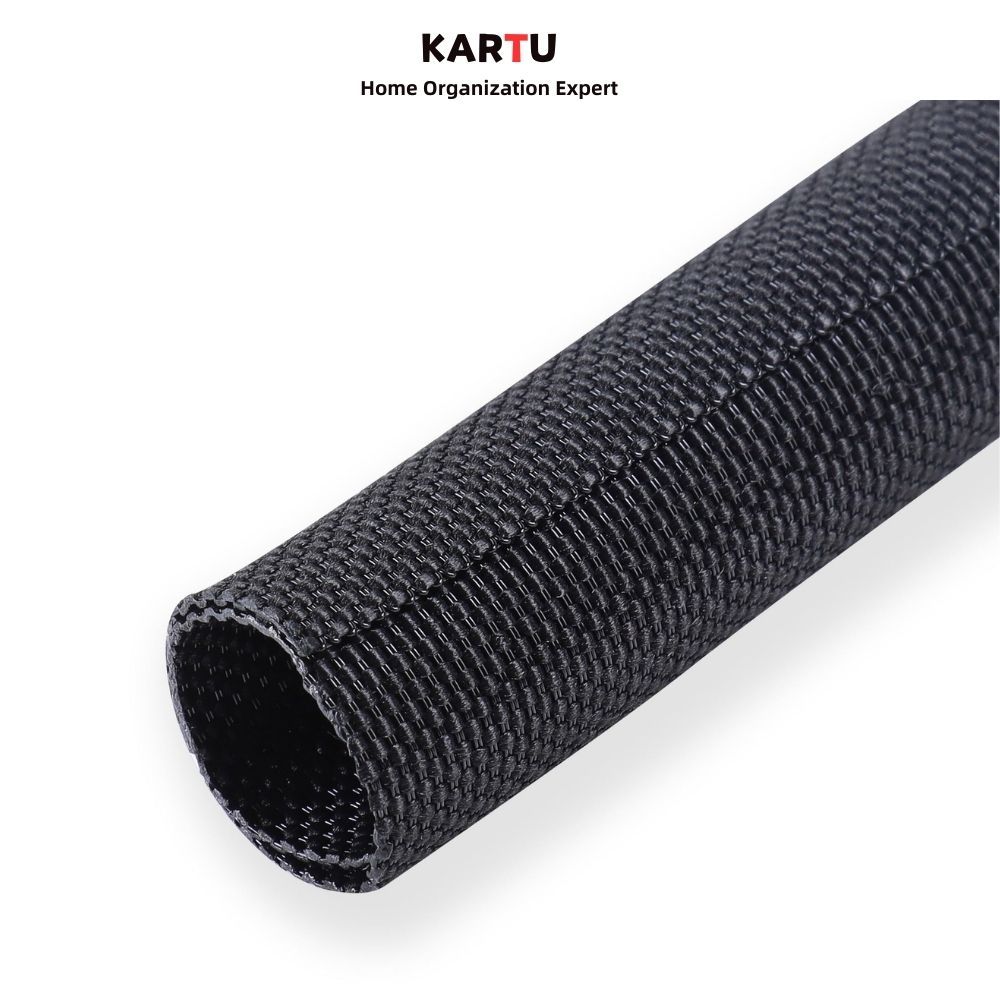 【Upgrade Density】New Large Split Braided Cable Sleeve , Home Office ...