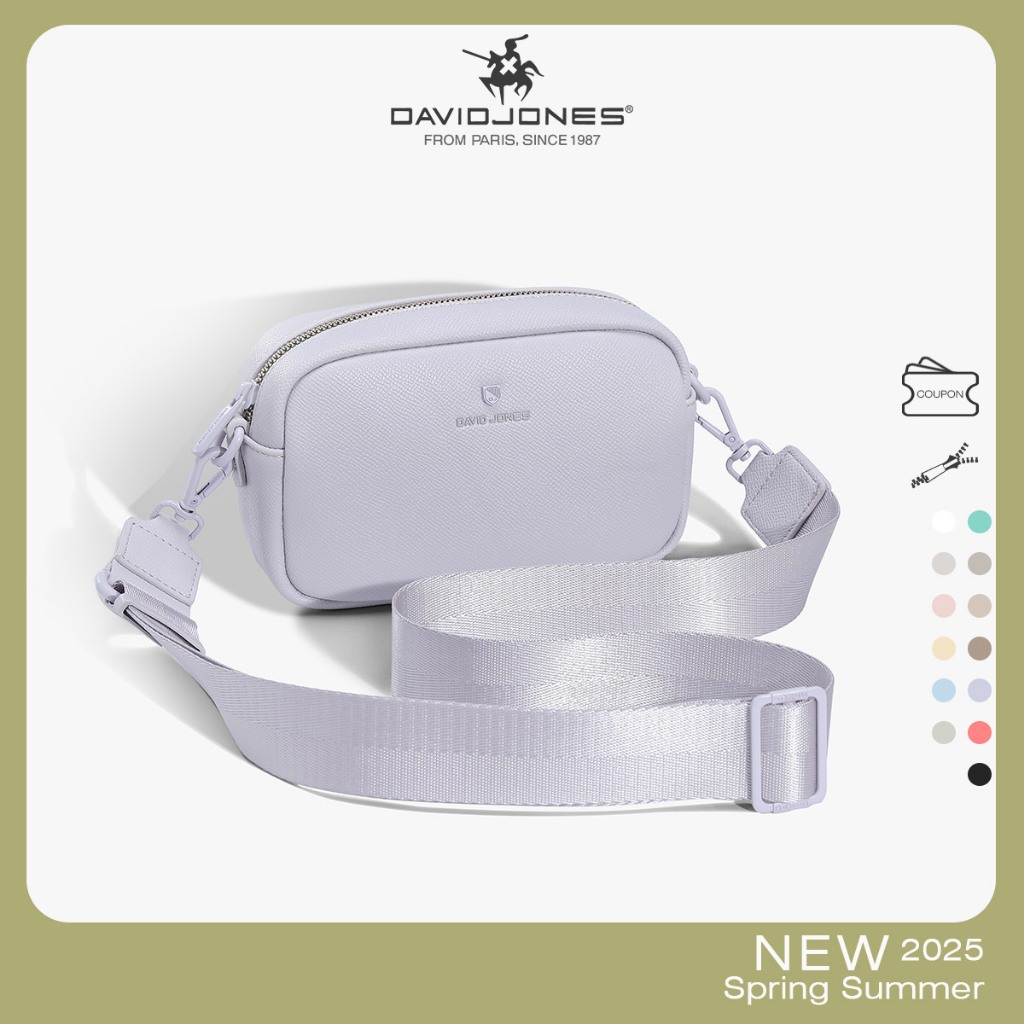 David Jones Paris 2025 Spring Summer New Collection Designer Women Rigid Crossbody Shoulder Bag ...