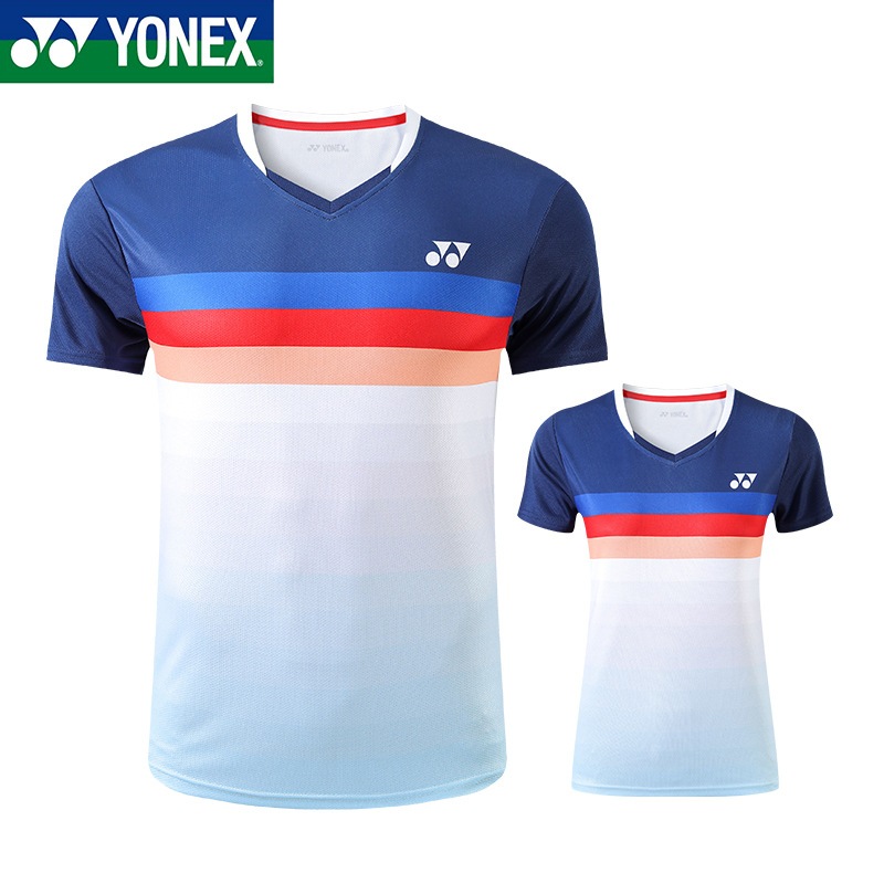 New yonex Badminton Uniform Men's Short-Sleeved Women's Quick-Drying Breathable Sportswear ...