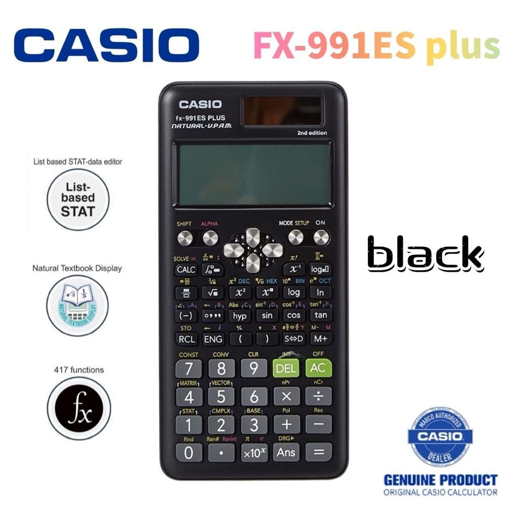 CASIO Scientific Calculator Fx-570ES Plus Fx-991ES Plus 2nd Portable ...