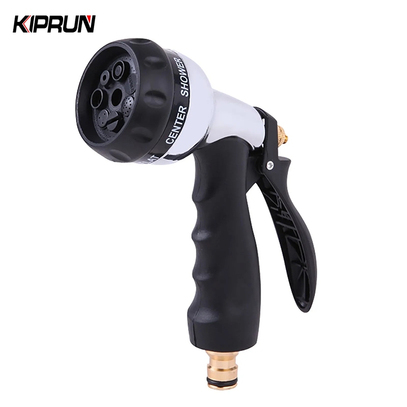KIPRUN Metal Water Spray Gun, 7 Function Spray Nozzle, High Pressure ...