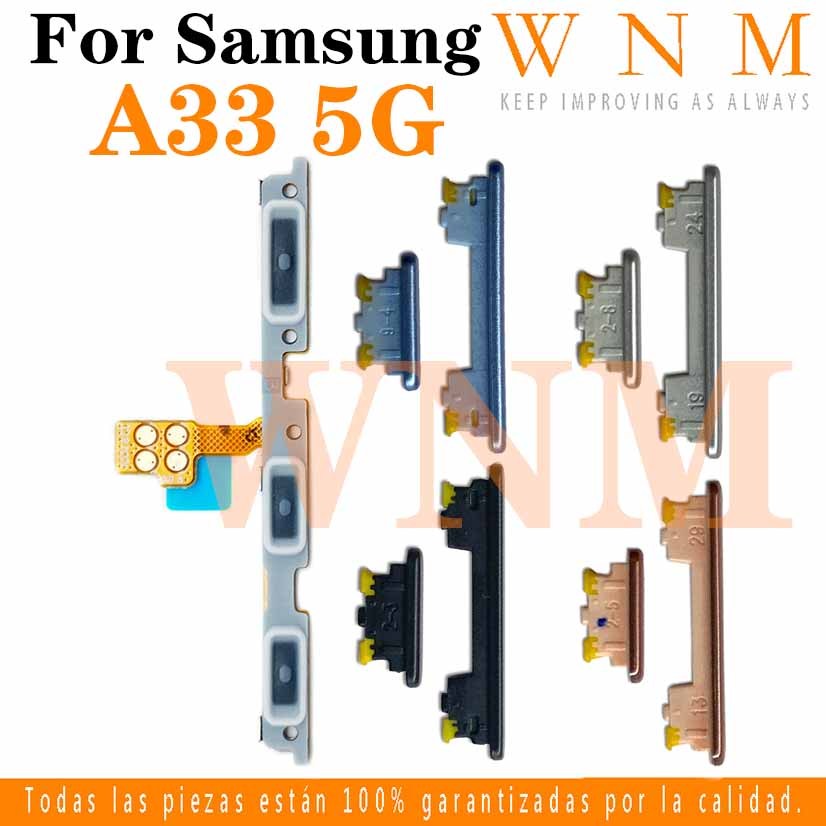 New For Samsung Galaxy A33 5G Power button flex on / off Switch Button ...