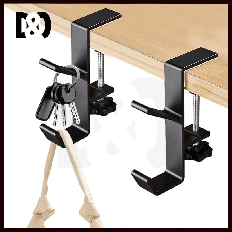 💻🔥Adjustable Desk Edge Hook Gaming Headset Desk Hanger Without Punching ...