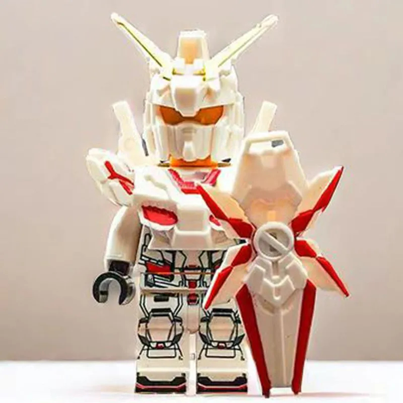 Set of 4 Lego Gundam robot models from Mobile Suit Gundam with wings ...