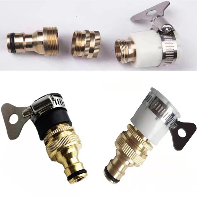 【XL3】Universal Garden Hose Pipe Tap Connector Mixer Kitchen Bath Tap ...
