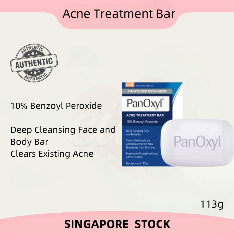 Panoxyl Acne Treatment Bar 113g Deep Cleansing Face & Body Acne 10% ...