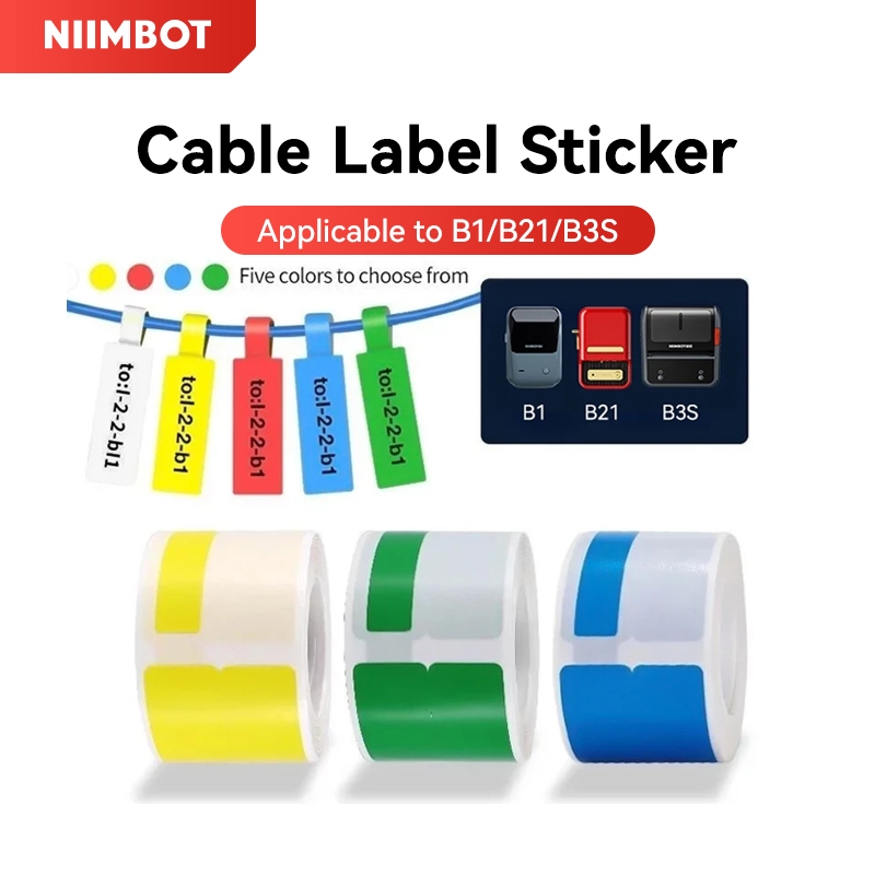【Cable Label】NIIMBOT B21/B1/B3S cable Label Wire Label Cable Self ...