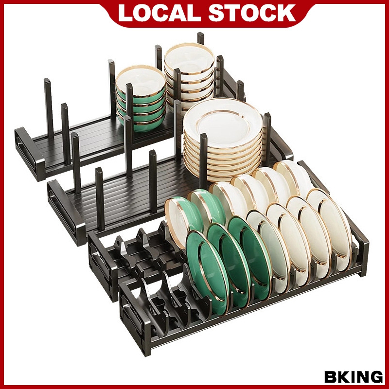 Plate Organiser For Cabinet Plate Organizer Plate Holder Rack Dish Bowl ...
