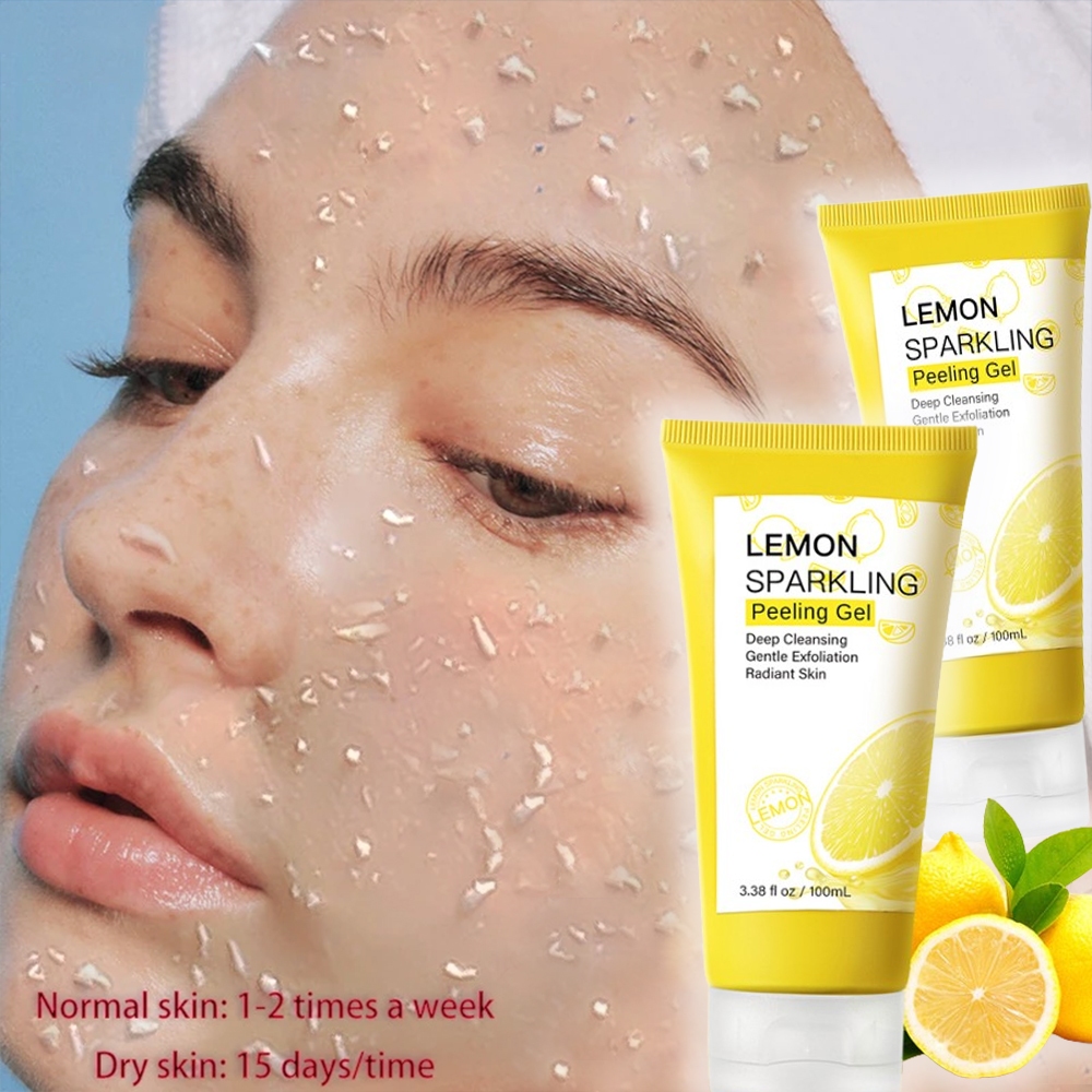 Lemon Exfoliating Gel 100ml Gentle and non-irritating Exfoliating Deep ...