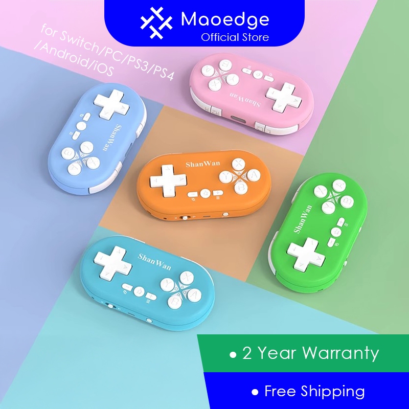 Maoedge Mini Wireless Game Controller Bluetooth Gamepad for Nintendo ...