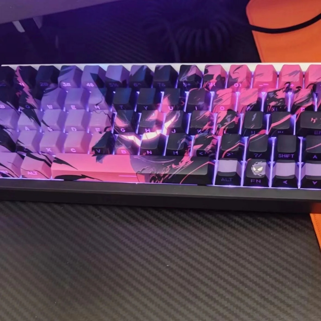 136 Keys Anime keycaps Translucent PBT Keycap Chreey Keycaps Side ...