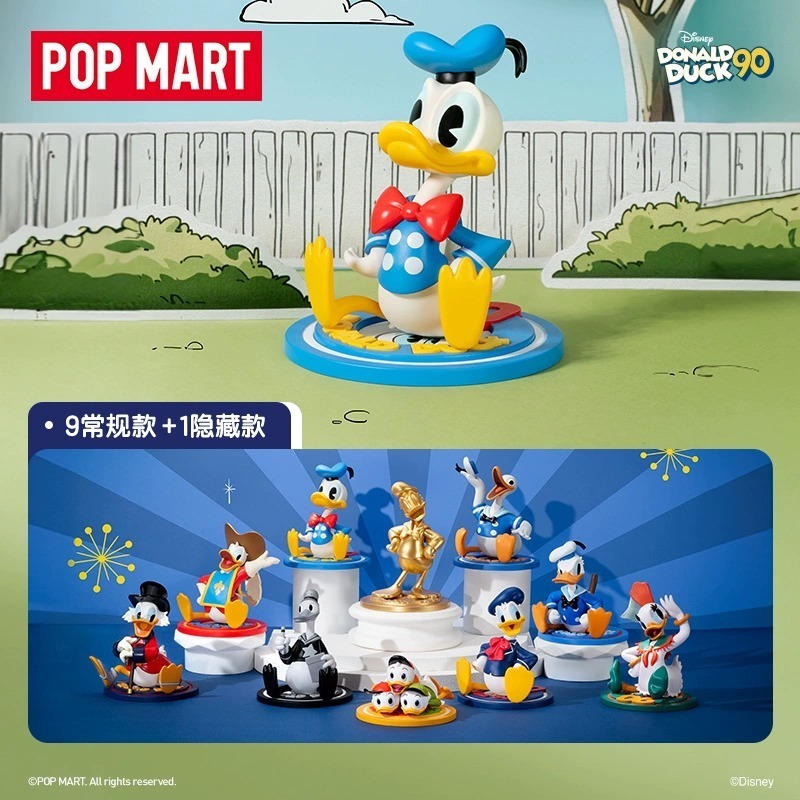 POP MART Disney DONALD DUCK happy birthday 90th Series Blind Box toy ...
