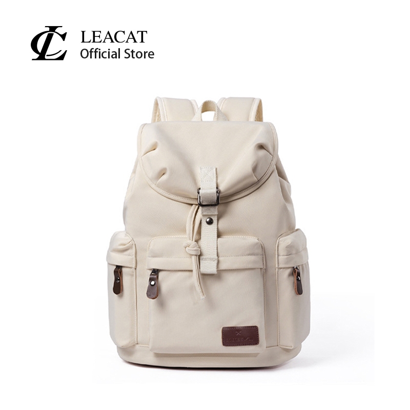 Leacat Backpack for women large capacity casual canvas bag college ...