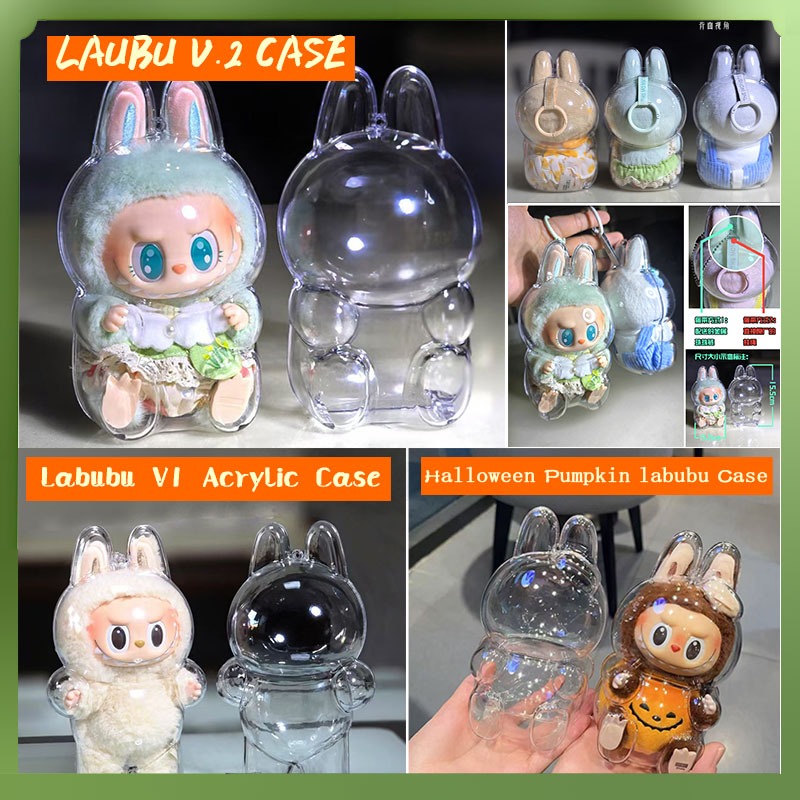 【Best Selling】Labubu V2 Protective Acrylic Case, Transparent Portable ...