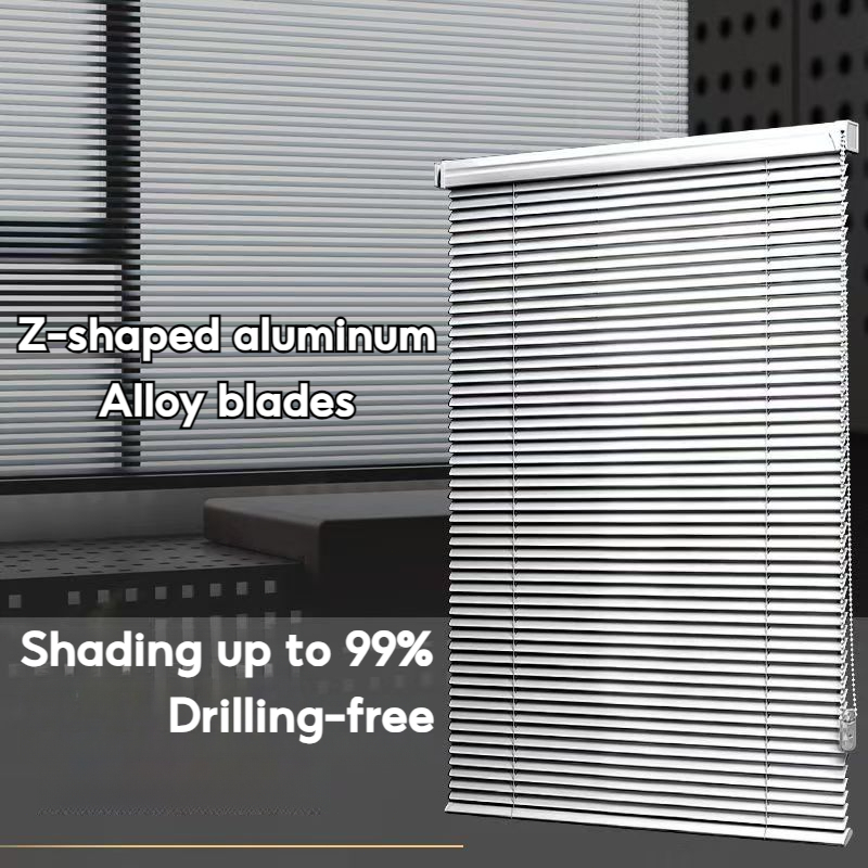 DAXINSI Z-Shaped Aluminum Alloy Light-Blocking Curtain Louver Curtain ...