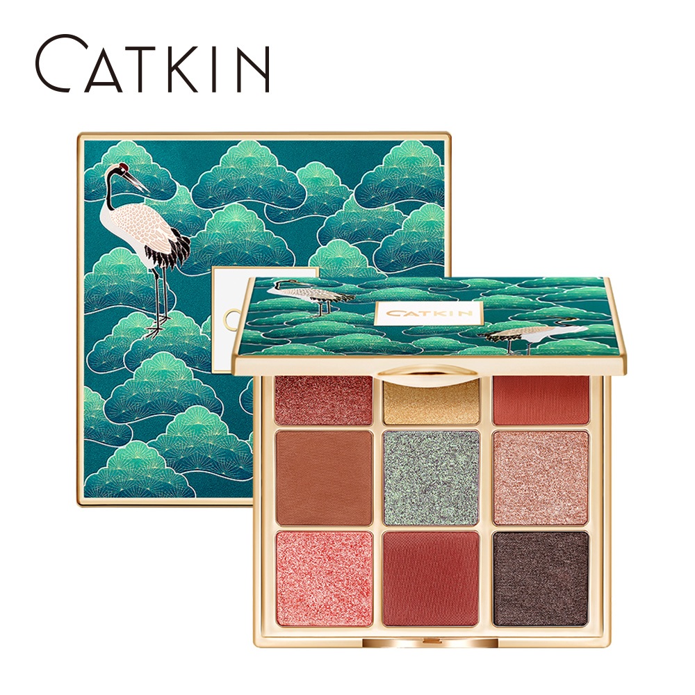 CATKIN 9 Colors Eyeshadow Palette High Pigment Easy to Apply Multi-Use ...
