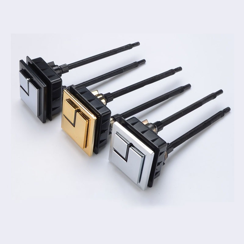 Toilet flush button switch, toilet tank button, square double button ...