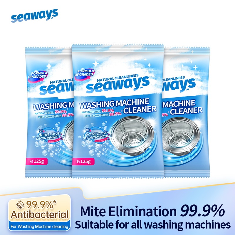 Seaways Washing Machine Cleaner（125g） Antibacteria Washing Machine Drum ...