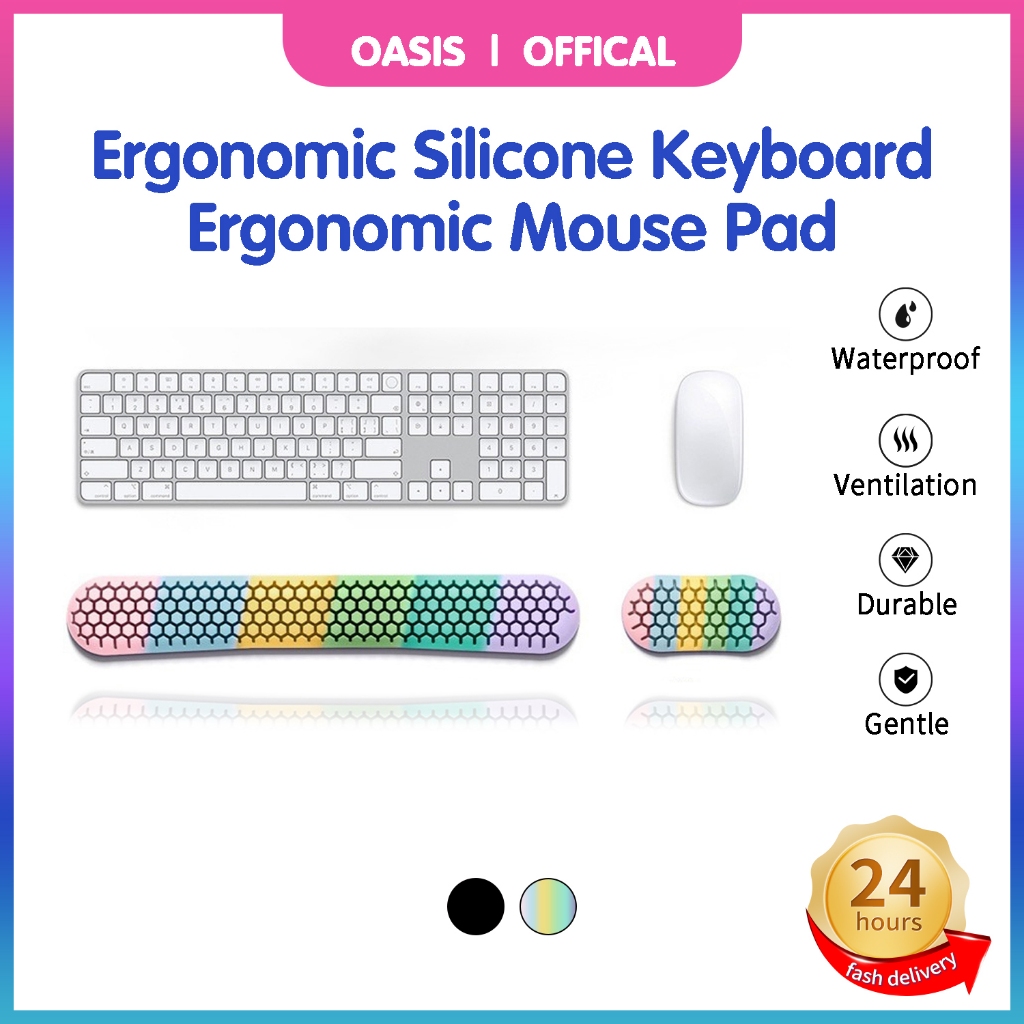 High-Class Silicone Keyboard Wrist Rest Pad and Mouse Wrist Pad ...