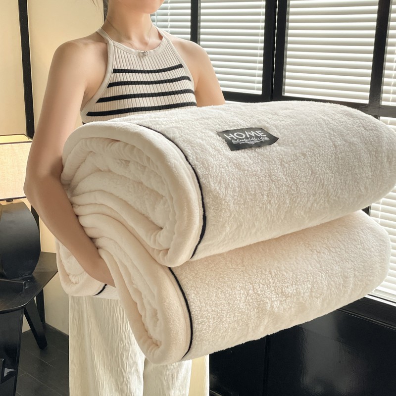 Lamb Wool Blanket Series Single QueenWarm Selimut Batch Shoulder ...