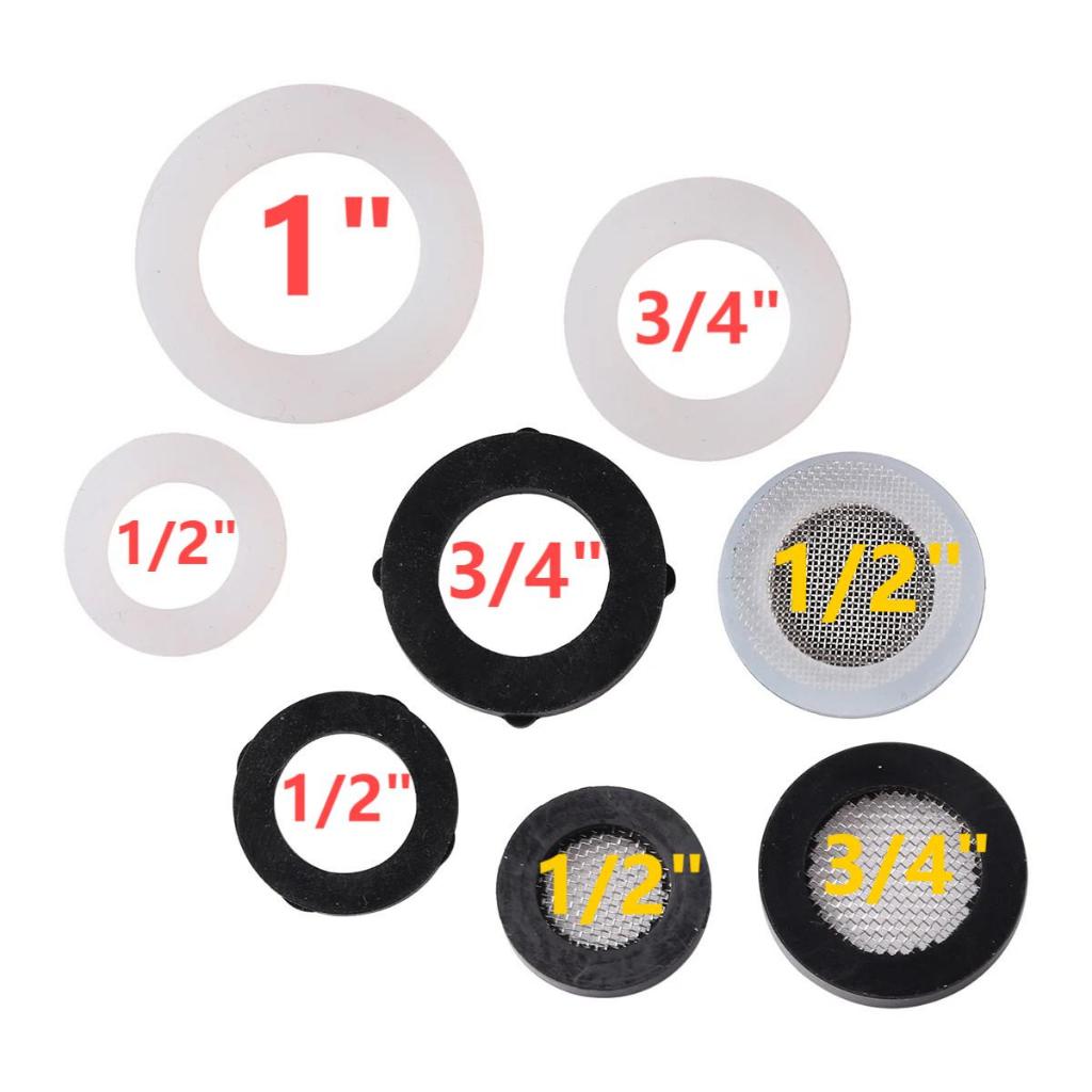 1/10 Pcs Faucet Rubber Sealing Washer 1/2" 3/4" 1" Internal Thread 40/ ...