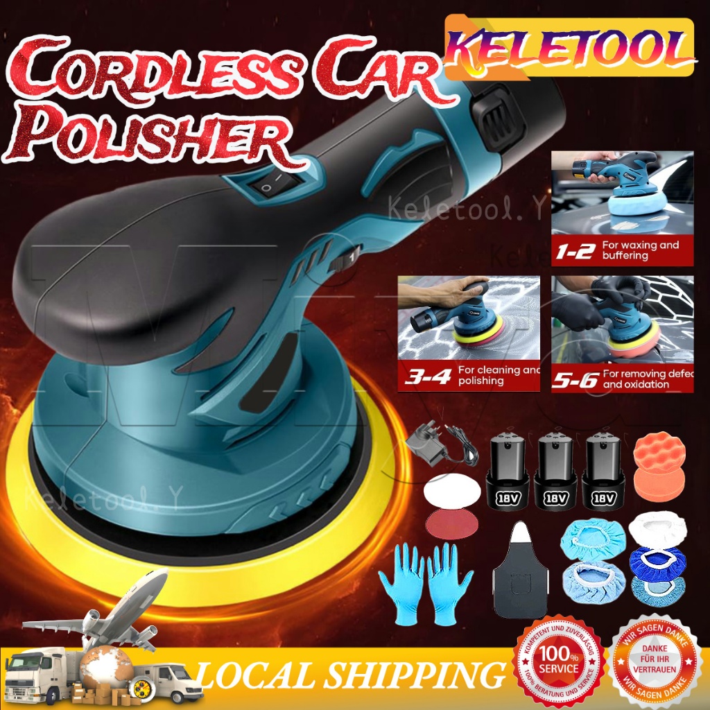 SG Send 18v Cordless Car Buffer Polish Machine Electric Cars Polisher ...