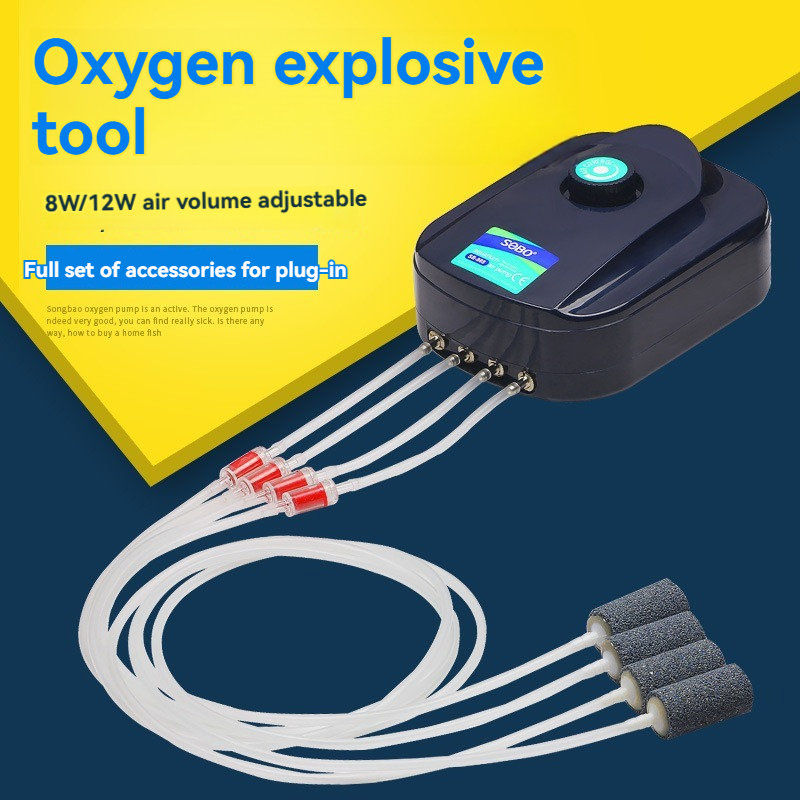 Oxygen Pump SOBO Aquarium Fish Tank Fish Aerator Pump sb748 sb948 ...