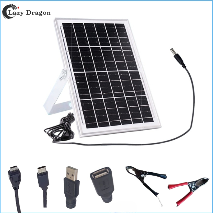 New 18V Monocrystalline Silicon Solar Panel 5W 10W 20W PV Module Solar ...
