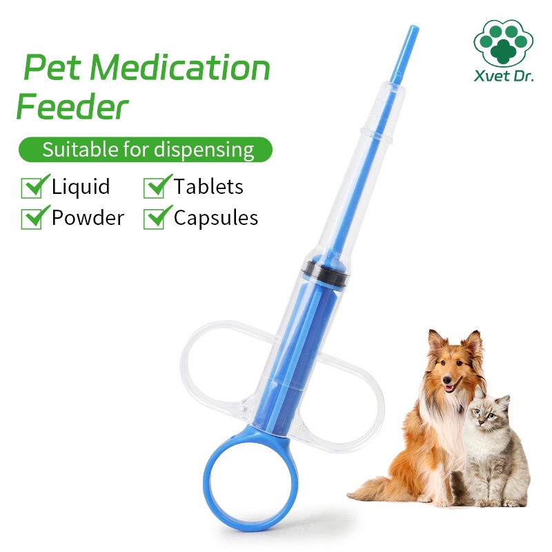 Xvet Dr Pet Medication Feeder Cat Dog Feed Tablets Liquid Powder ...