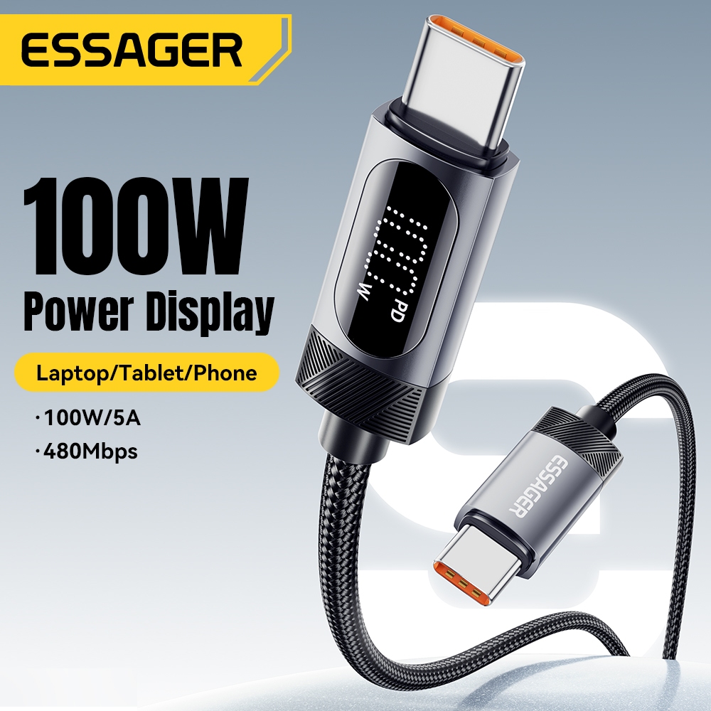 Essager High Current Usb-A/Type-C To Type-C Fast Charging Cable ...