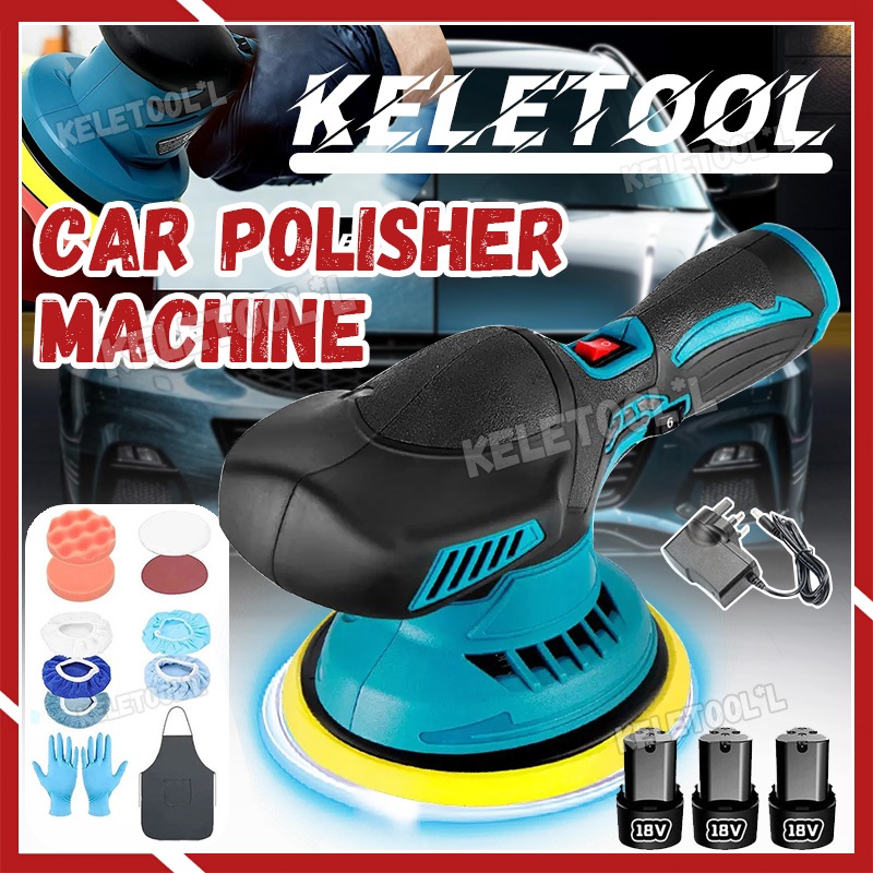 5000RPM Electric Car Polisher Wireless wax machine portable Polishing ...